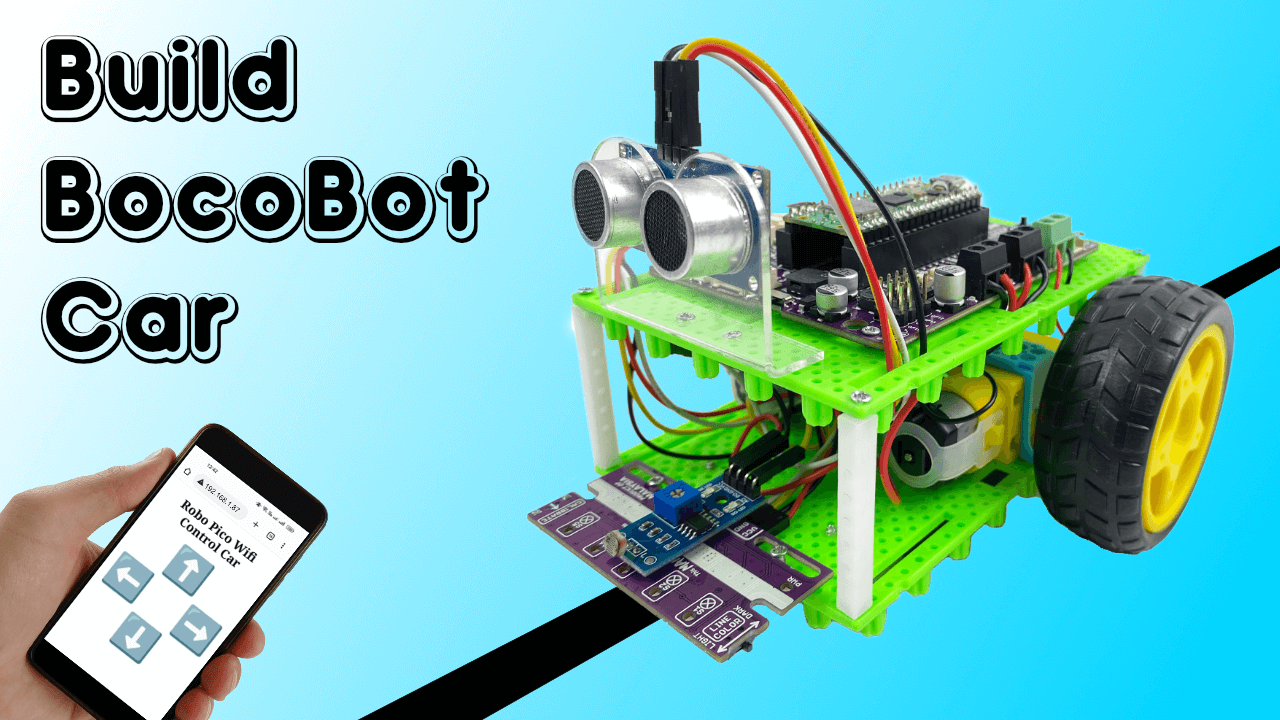 Build Bocobot Car with Robo Pico